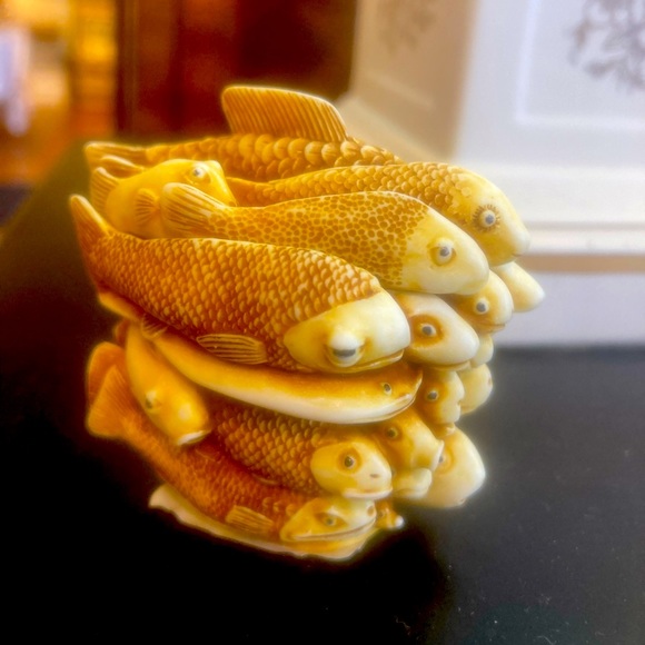 Art | Pisces Fish Trivet Box Is Small And Cute With Whimsical Fish ...